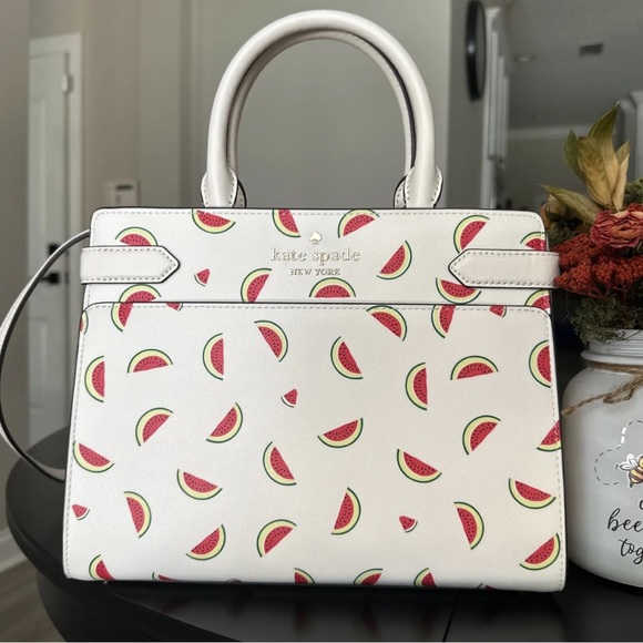 kate spade | Bags | Kate Spade Staci Medium Top Zip Satchel Crossbody ...